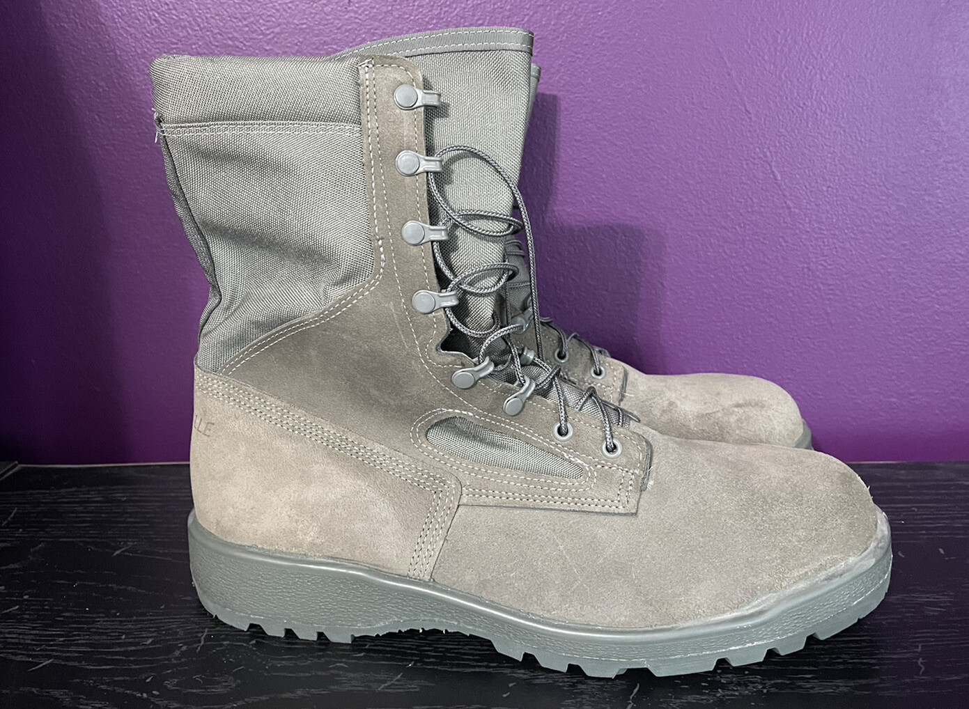 BELLEVILLE 600 ST Hot Weather Steel Toe Boot Sage Gre… - Gem