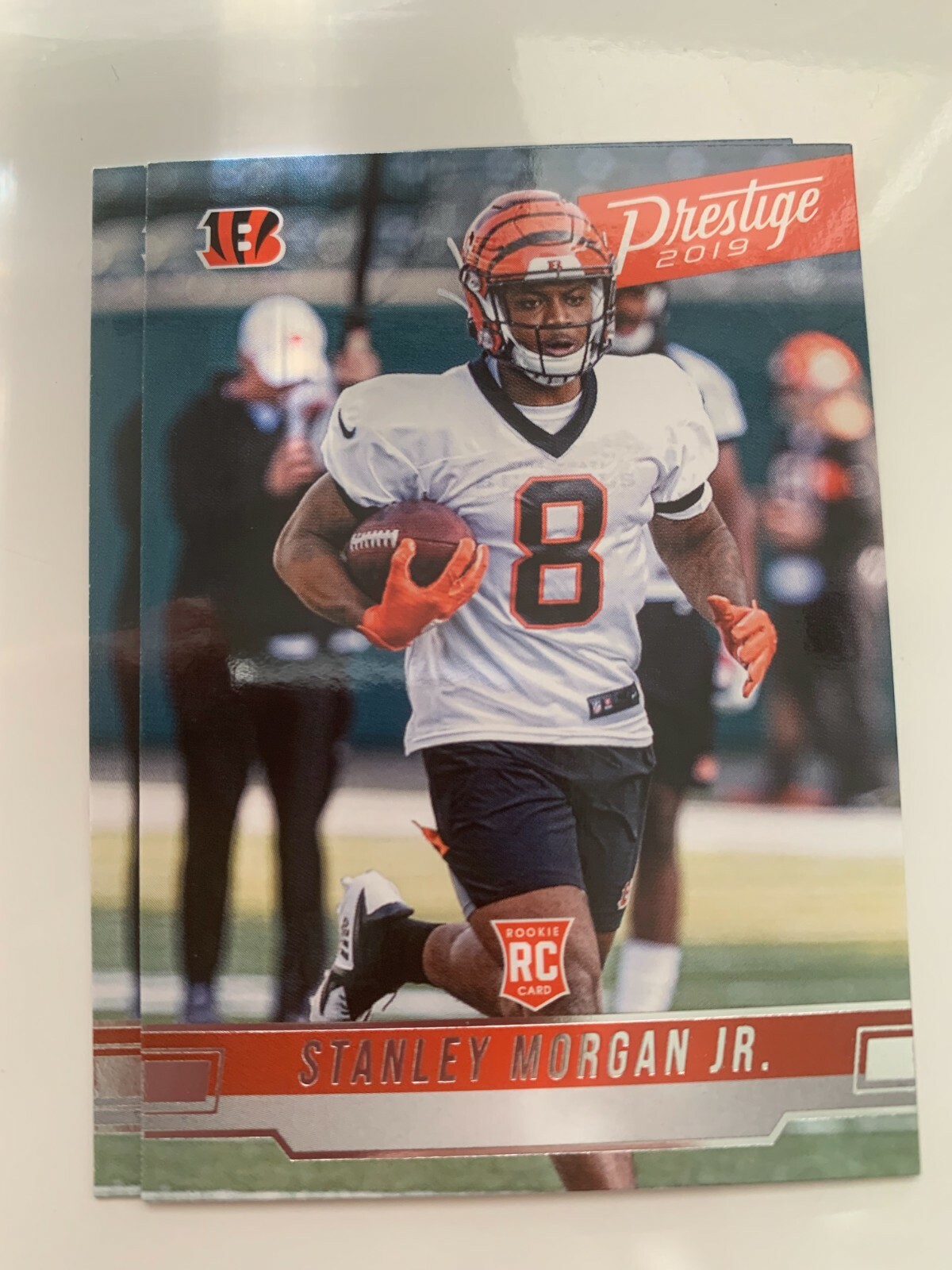 2x STANLEY MORGAN JR 2019 Panini Prestige Football Rookie RC LOT #294 ...