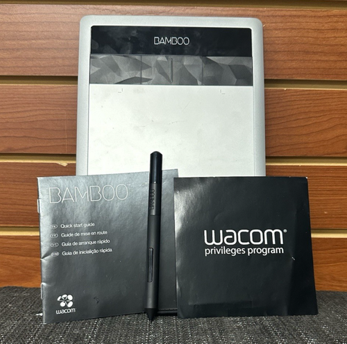 Wacom BAMBOO CTH-470 Graphic Drawing Touch Tablet with Capture Pen | eBay