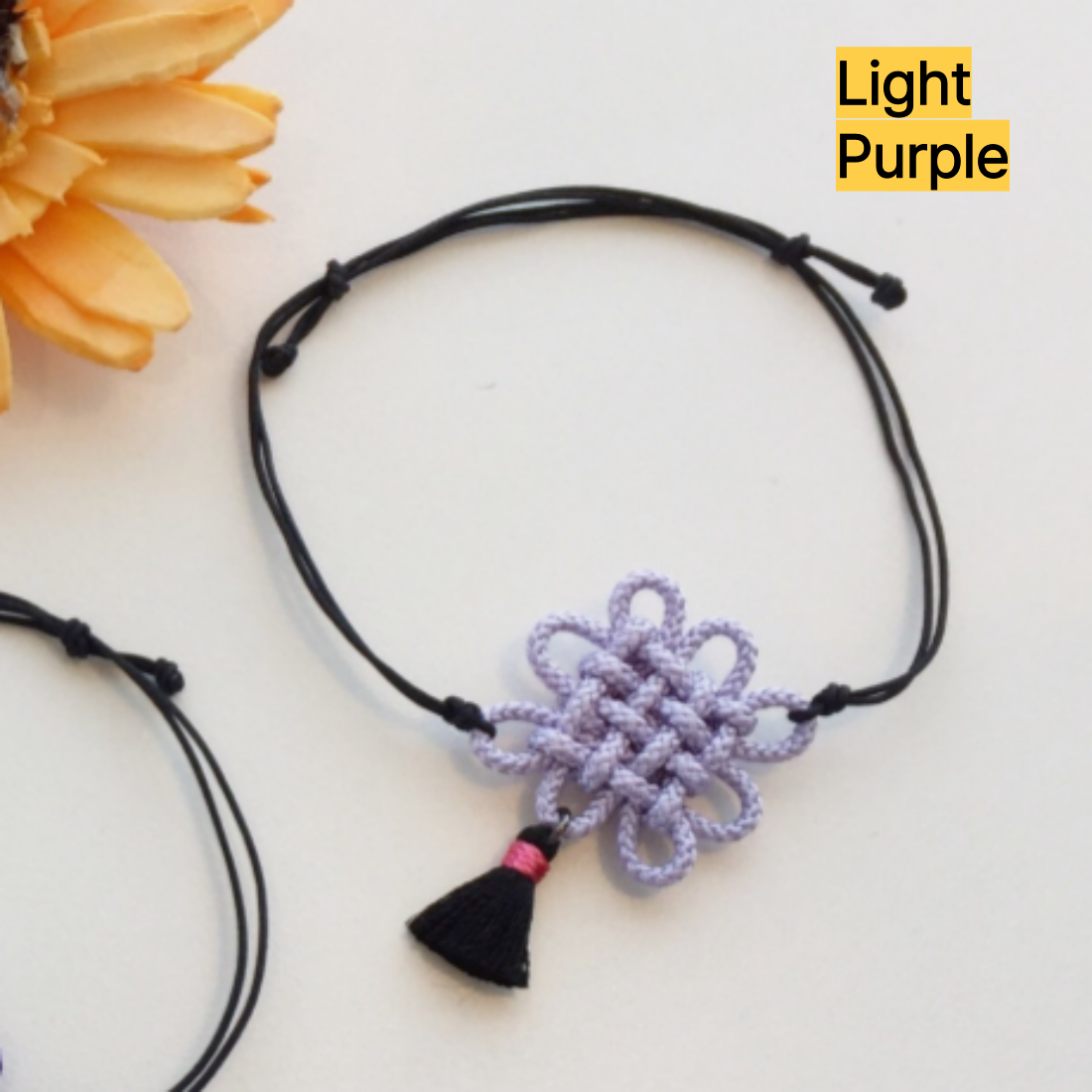 Korean Traditional Knot Bracelet Free Size Handmade(Netflix K-Pop Demon ...