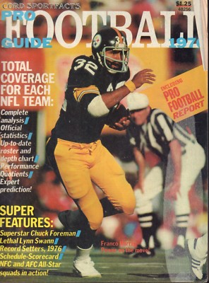 Pro Football Guide 1976 Franco Harris Chuck Foreman 091018AME2 | eBay