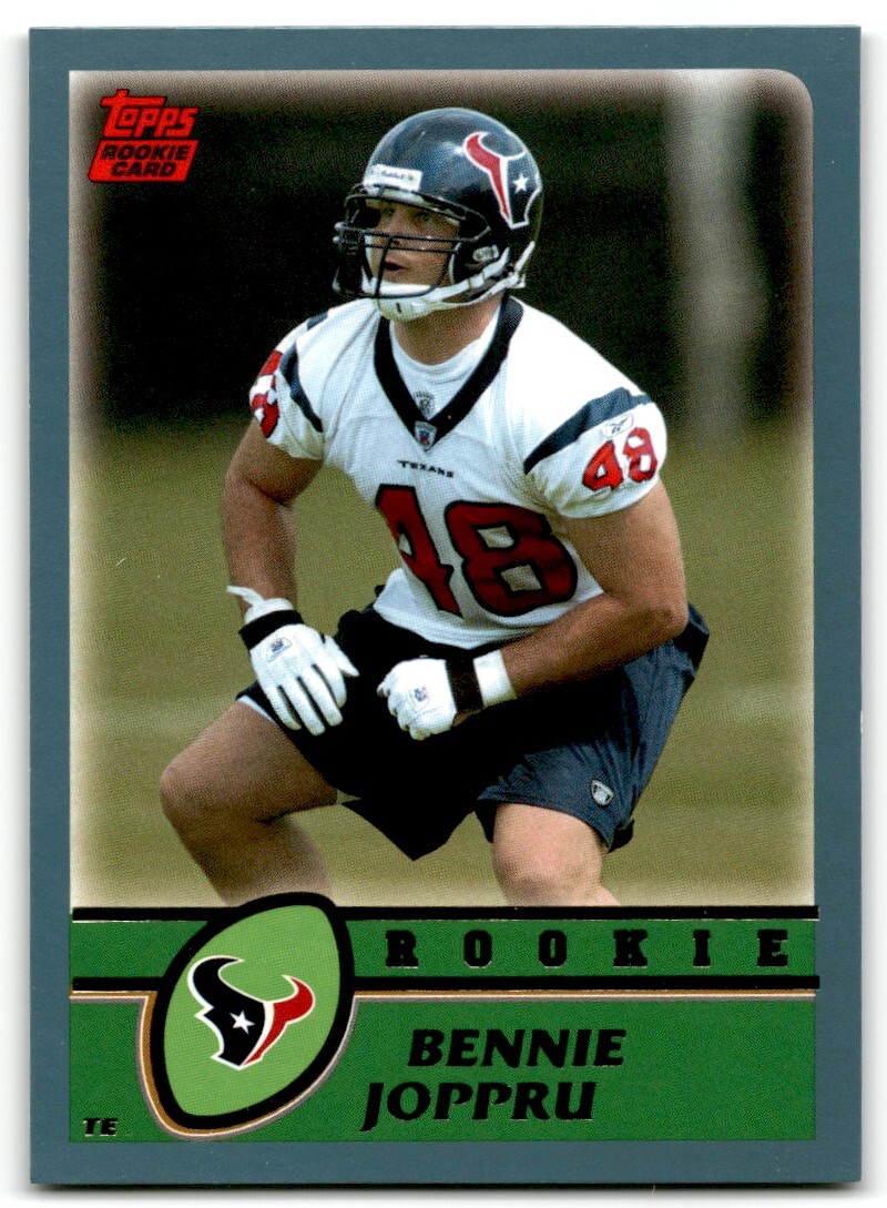 2003 Topps Bennie Joppru Rookie Houston Texans #373 | eBay