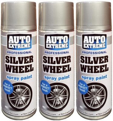 Auto Extreme All purpose Spray Paint Silver Wheel 400ml X 3 | eBay UK