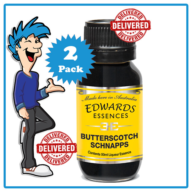 Butterscotch Schnapps Liqueur Essence Flavouring x 2 Pack By Edwards ...