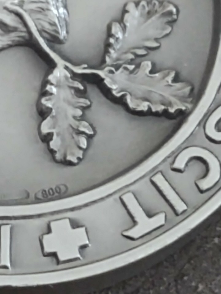 1836 Johnson Milano Roma Silver Medallion 1944, Monte Cassino WW2 ...