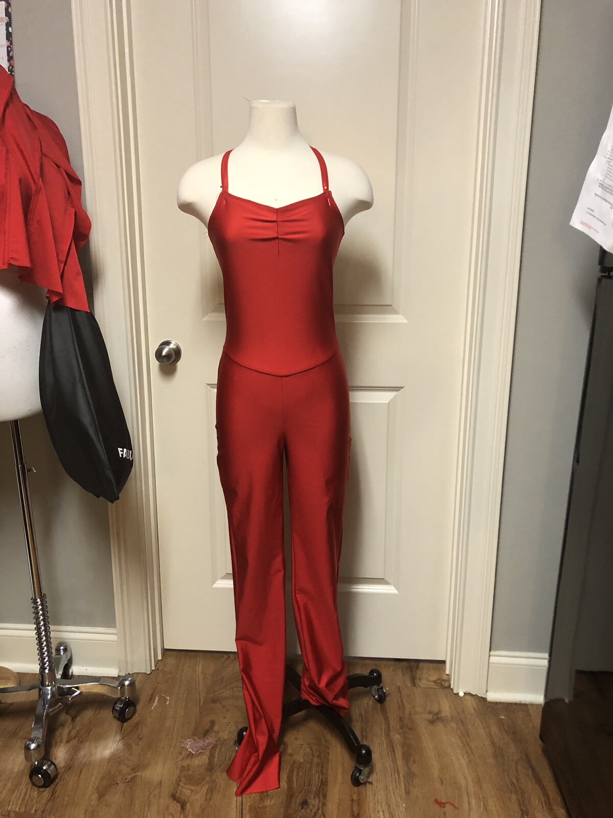 Red Jazz Contemporary Adult Small Unitard Custom Dance Costume | eBay