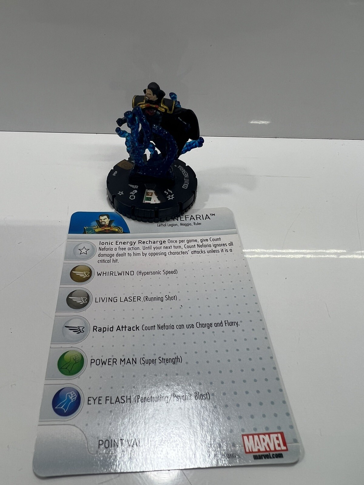 Heroclix Invincible Iron Man set Count Nefaria 048 Super Rare figure w ...