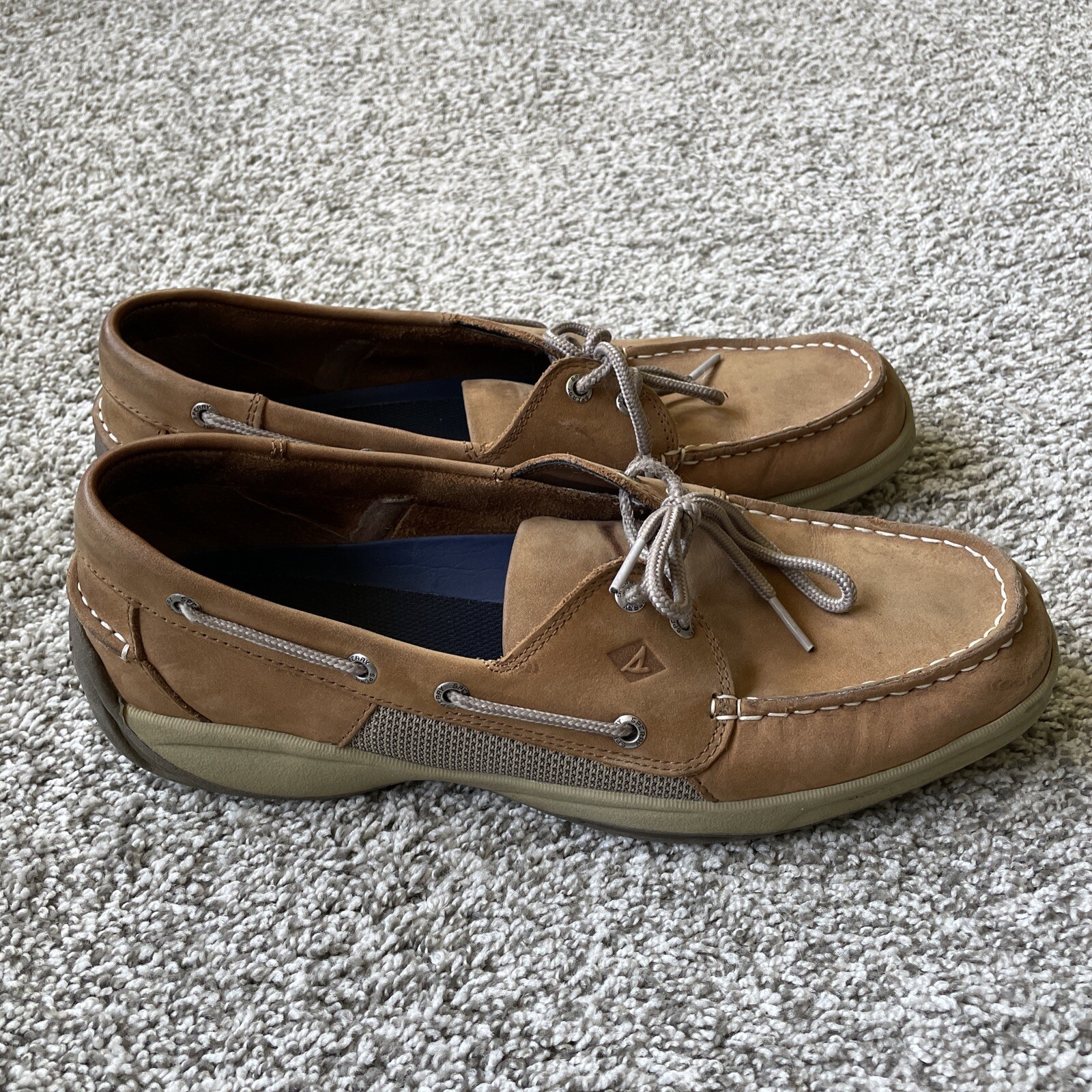 Sperry Top-Sider Intrepid Mens Leather Casual Boat Shoes Size 12 M ...