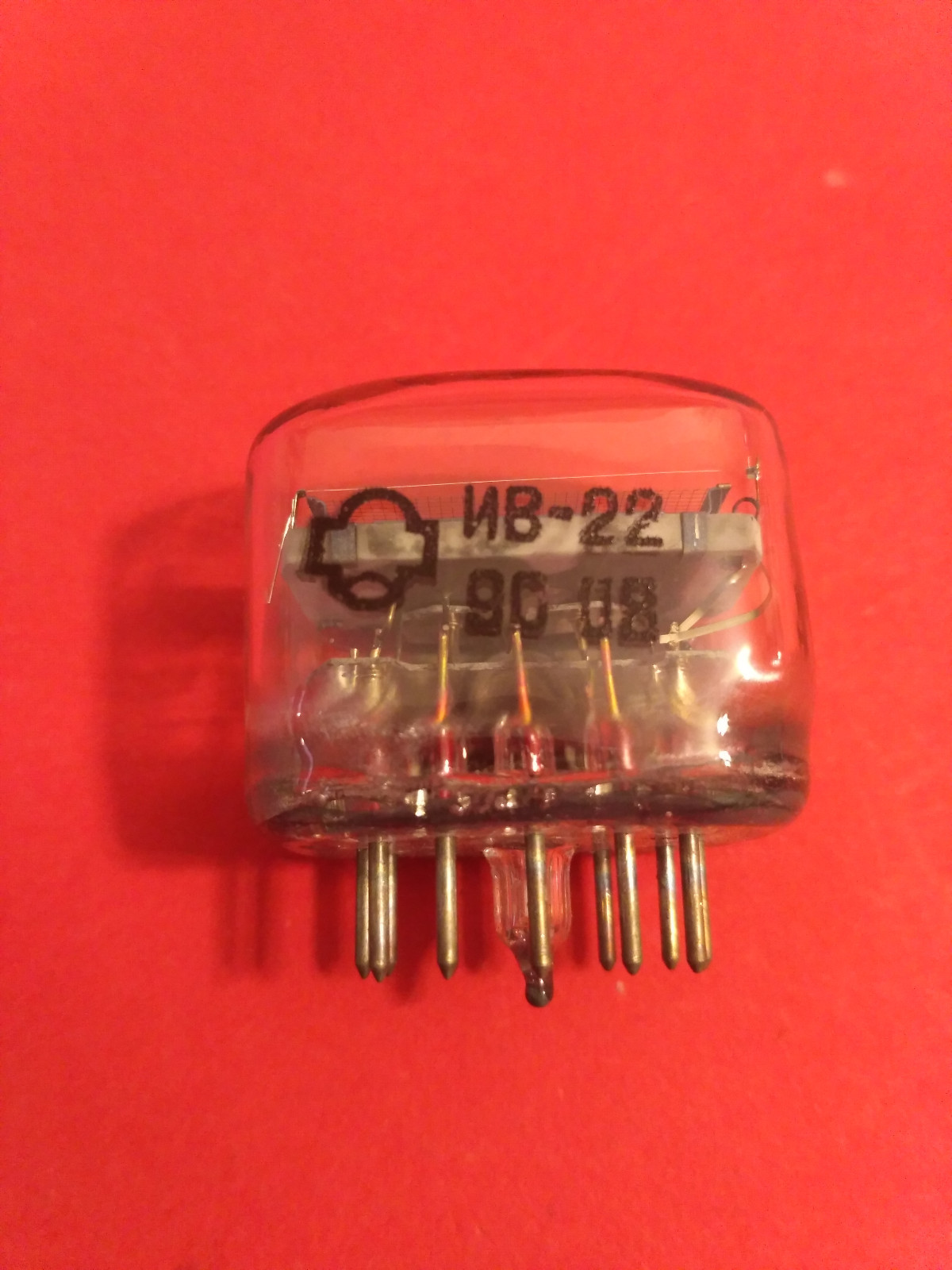 IV-22 IV22 ИВ-22 Nixie tube vintage soviet VFD indicator ussr for clock ...
