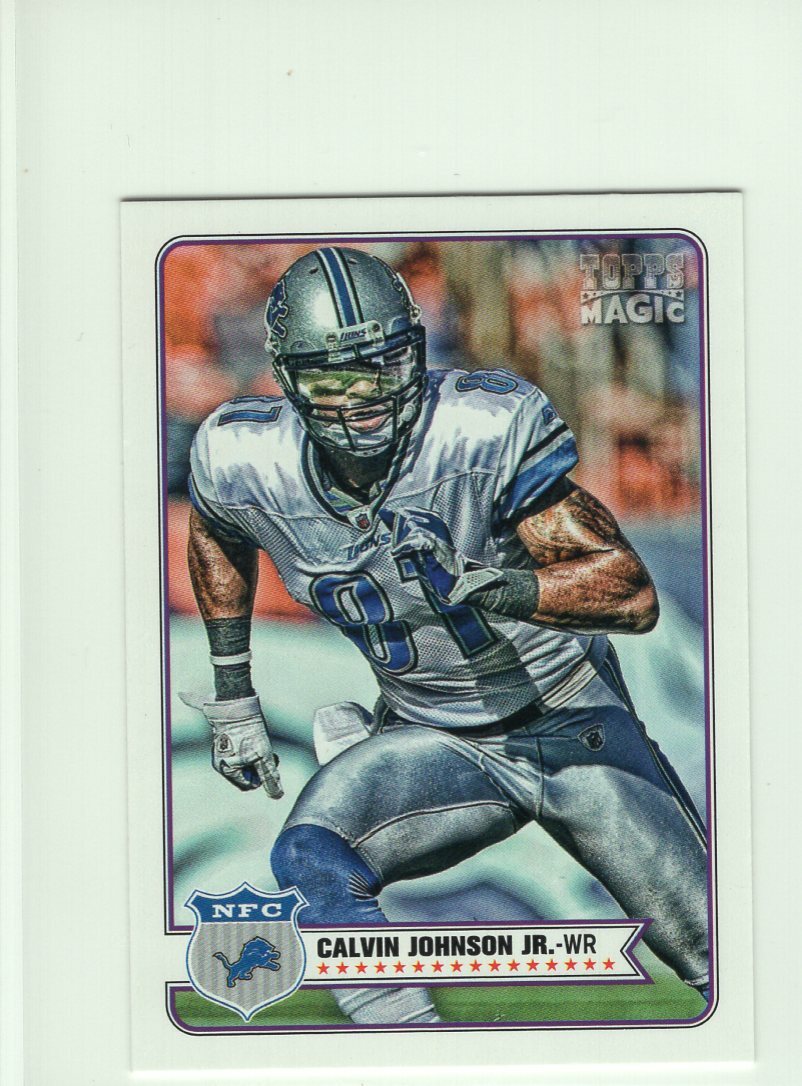 CALVIN JOHNSON 2012 TOPPS MAGIC FOOTBALL MINI | eBay