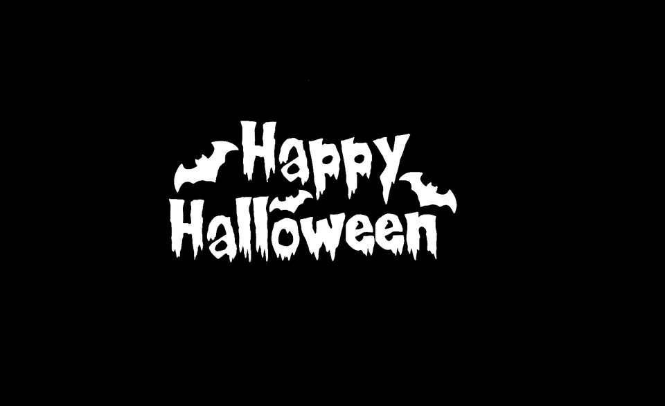 HAPPY HALLOWEEN Car Van Bumper Window Laptop Wall Funny Vinyl Decal ...