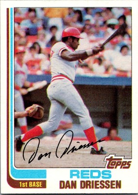 Dan Driessen 1982 Topps #785 Cincinnati Reds | eBay