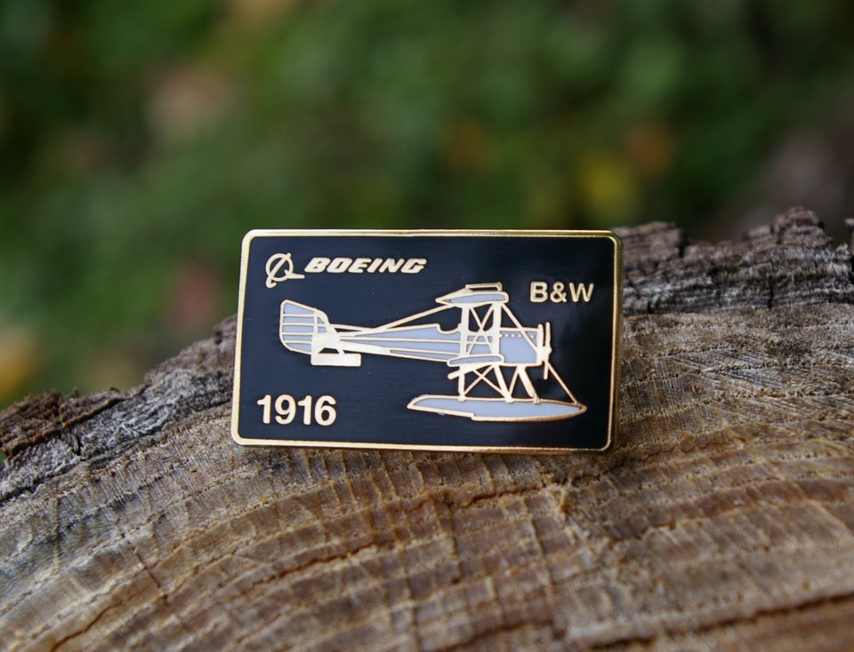Boeing 1916 B&W Seaplane William Boeing Navy Lt. Conrad Westervelt Pin ...