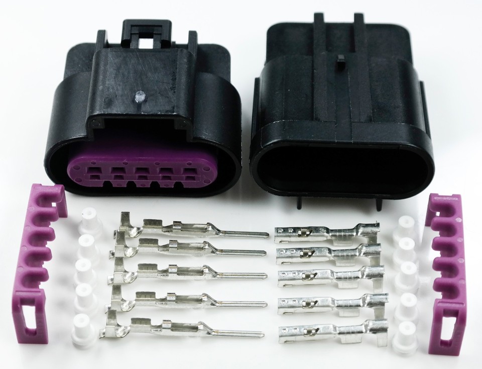 Delphi 5-Pin GT 150 Male & Female Sealed Connector Set 20 22 GA | eBay