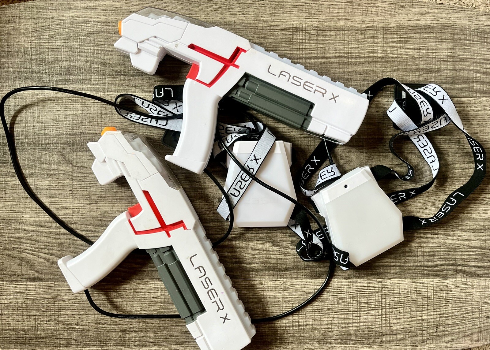 2 LASER X Player Laser Gaming Set Indoor Outdoor Lazer Tag Guns ...