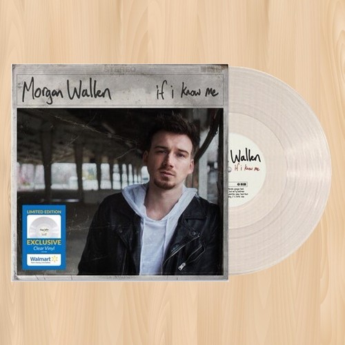 CLEAR VINYL---- MORGAN WALLEN If I Know Me WALMART LP RECORD Up Down ...