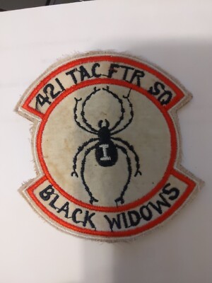 USAF 421st Tactical Fighter Squadron Black Widows Vietnam Patch | eBay