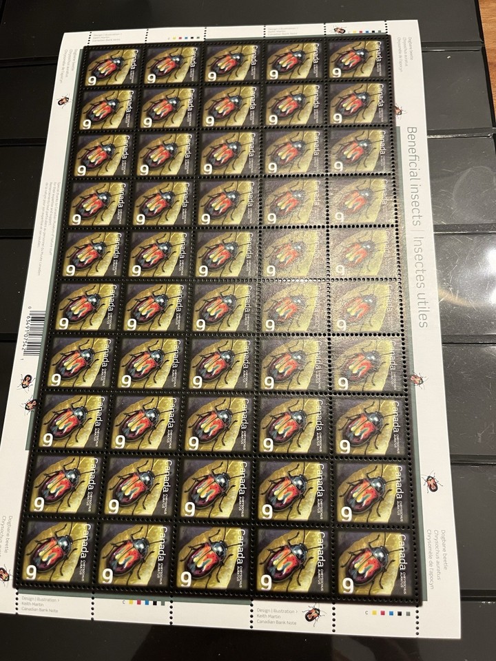 Canada Beneficial Insects 2406 2407 2408 2409 2410 Sheet CV17$ | eBay