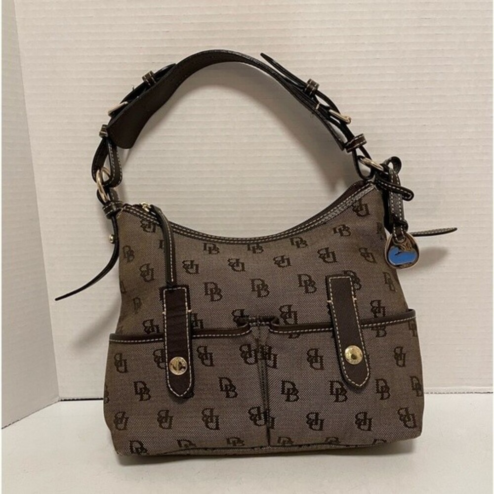 Vintage Signature Dooney & Bourke Logo Handbag - Gem