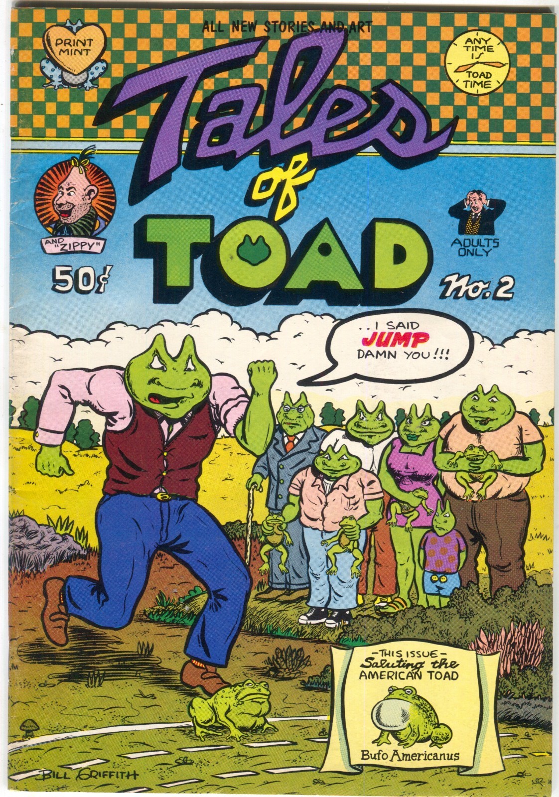 Tales Of Toad 2 Print Mint 1971 FN VF 1st Zippy The Pinhead Bill ...