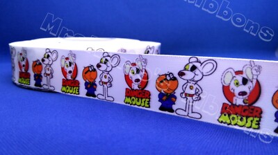 Danger Mouse Penfold satin Cake/craft/hair ribbon @ MrsMario's | eBay UK