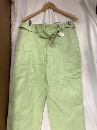 sonoma light green new capris size 12 belted with pockets 400874809660 ...