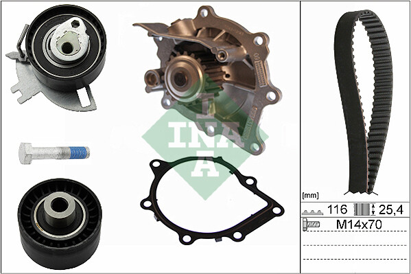 INA 530069130 Timing Belt/Water Pump Kit for sale online | eBay