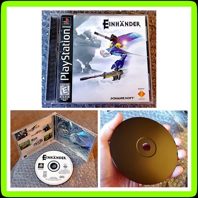 🦾 Einhander PS1 (Sony PlayStation 1, 1998) PSOne PSX Authentic CIB w ...