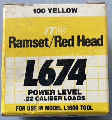 Powder Actuated Tools - Ramset Red Head
