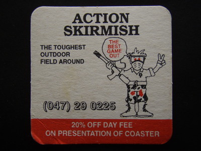 ACTION SKIRMISH 047 290225 COASTER | eBay