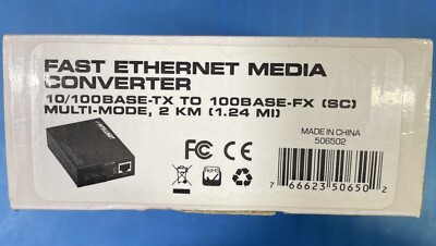 Intellinet 506502 Fast Ethernet Media Converter 10/100BaseTX to ...