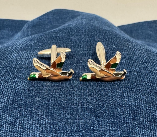 Quality Flying Mallard Duck Cufflinks | eBay UK