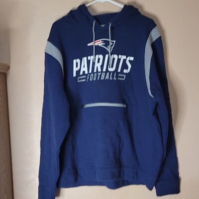 FANATICS NEW ENGLAND PATRIOTS PRO LINE HOODED SWEATSHIRT HOODIE 2XL XXL ...