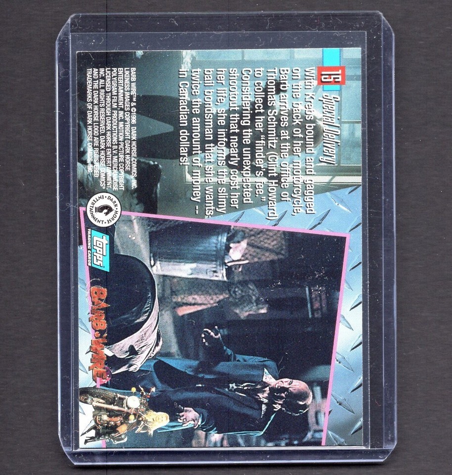 PAMELA ANDERSON 1996 Dark Horse Comics Barb Wire TV Card 15 PSA | eBay