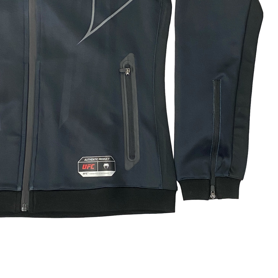 UFC Venum Authentic Fight Night 2.0 Women's Walkout Hoodie Jacket Black ...