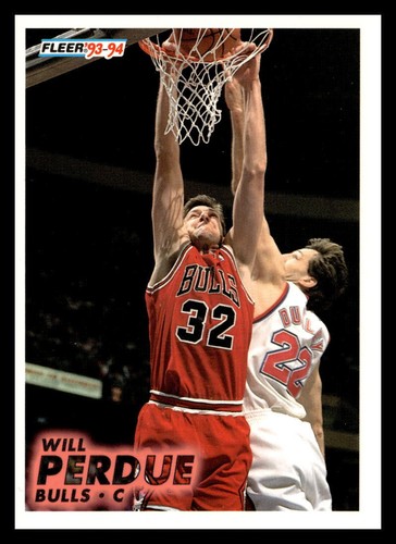 1993-94 Fleer #31 Will Perdue Chicago Bulls Basketball Card | eBay