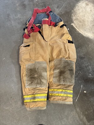 GLOBE Firefighter Turnout Bunker Pants Trouser FIRE PANTS Size 38x28 | eBay