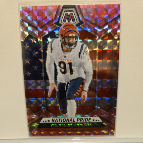 2024 Panini Mosaic - National Pride Trey Hendrickson #267 Pink Camo ...