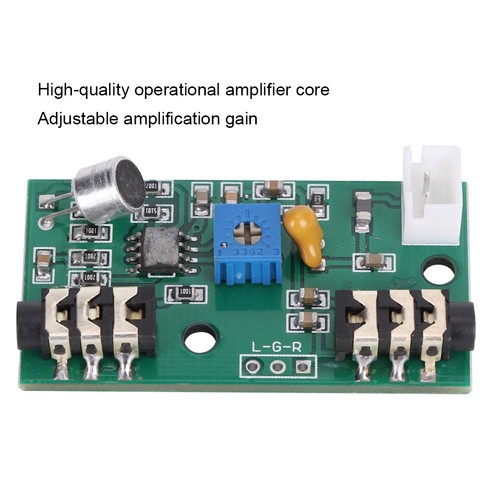 Microphone Board Amplifier Module Voice Audio Signal Amplification Gain ...
