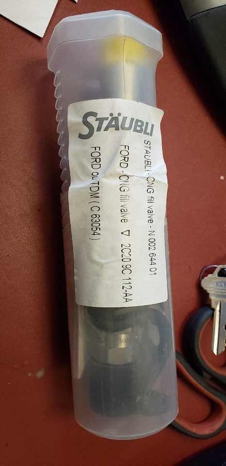 GENUINE OEM Ford CNG Compressed Natural Gas Fuel Tank Fill 2C2Z9C112AA ...