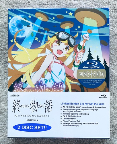 Owarimonogatari Volume 2 Blu-Ray Limited Edition USA Aniplex NEW ...