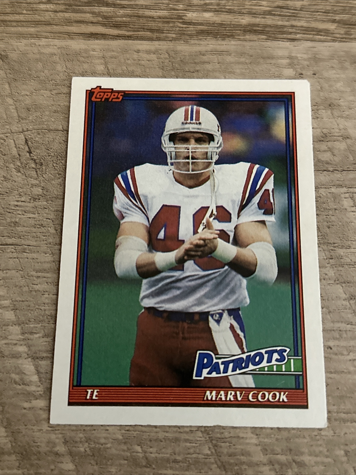 1991 Topps Football Card #609 Marv Cook | eBay