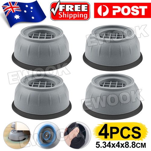 4PCS Washing Machine Support Pads Anti Vibration Leg Stopper Foot Pad ...
