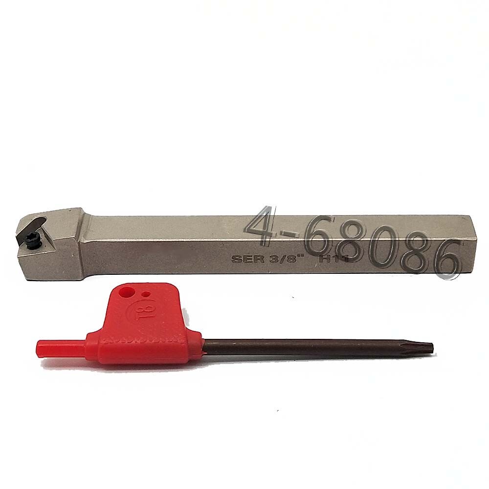 SER 1010H11 Lathe Threading Turning Tool Holder for 11ER 1/4" Insert ...