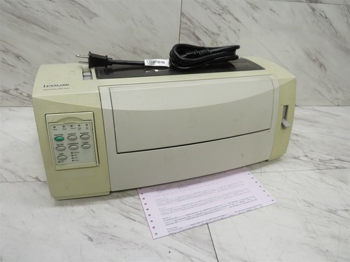 Lexmark 2480-100 Forms Printer Parallel/USB Dot Matrix Printer W/ Power ...