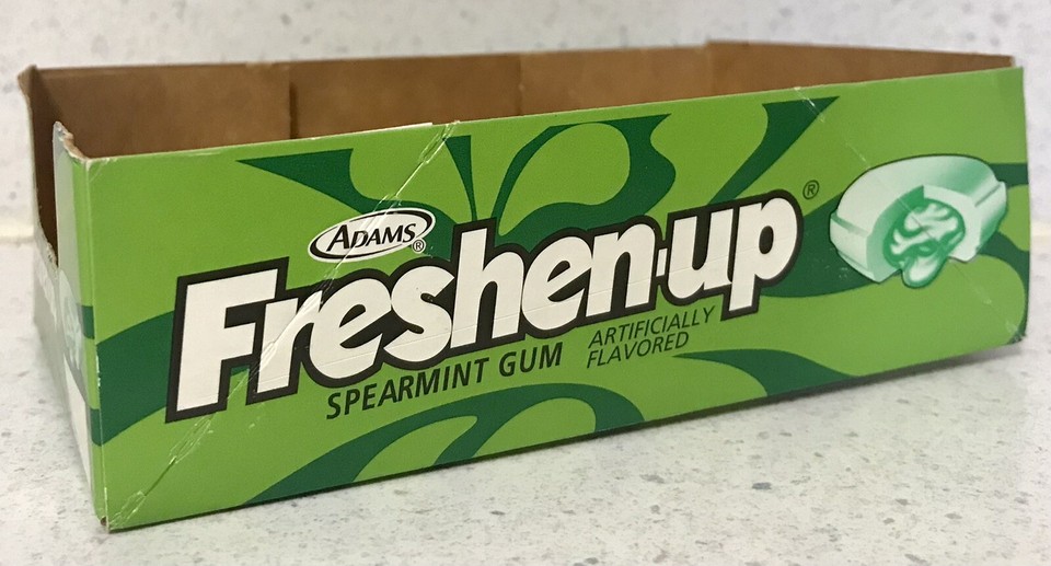 Freshen Up Chewing Gum Store Display Collectible Box Advertisement ...