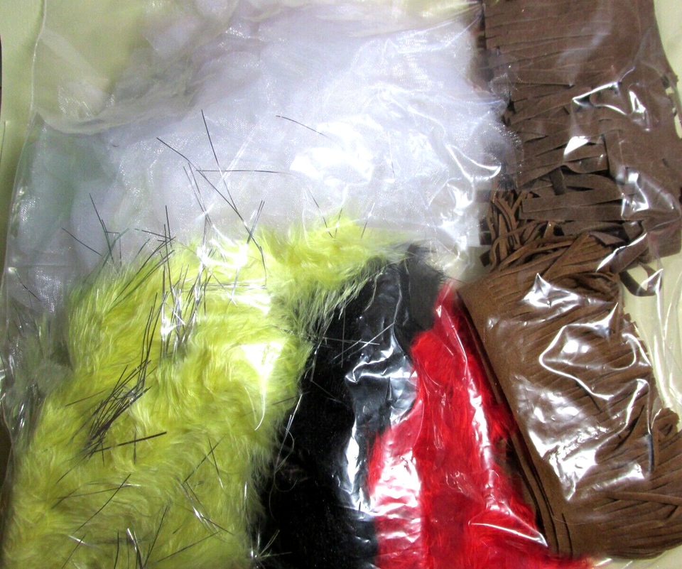 Fibers Trims Lot Fur Fringe Fancy Frills Feathers Marabou Various ...