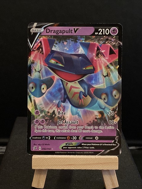 Pokémon TCG Dragapult V Rebel Clash 092/192 Holo Ultra Rare for sale ...