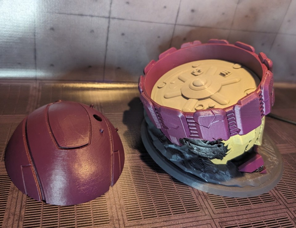 Marvel Legends Sentinel Head Display Stand WITH LED LIGHTING | eBay