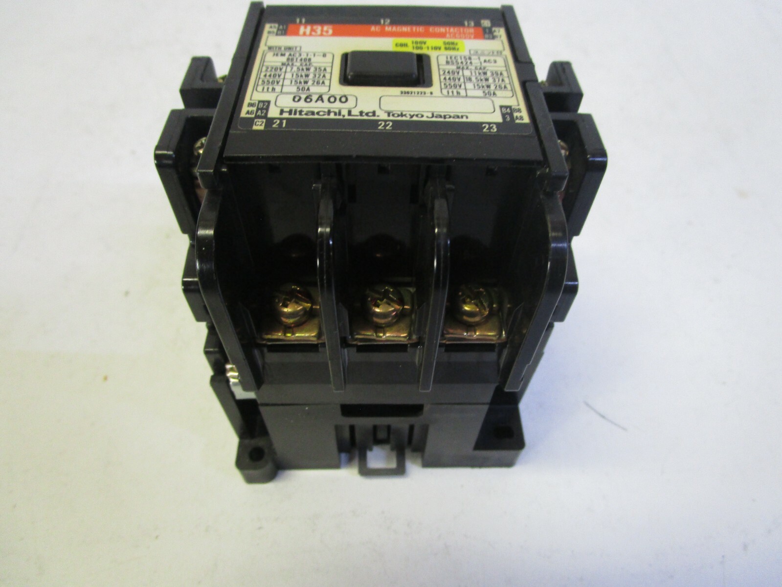 HITACHI H35 AC MAGNETIC CONTACTOR - USED - FREE SHIPPING | eBay
